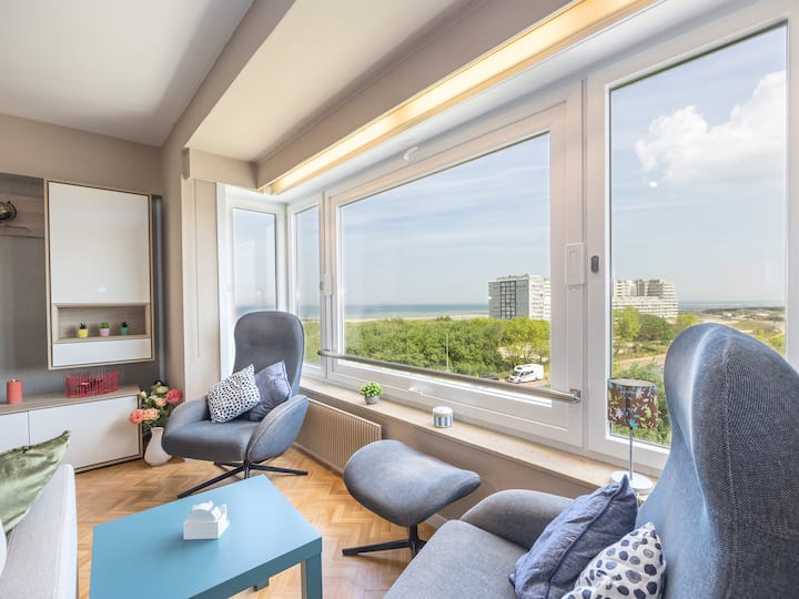 Appartement Moderne Avec Vue Sur Mer Et Terrasse - Middelkerke