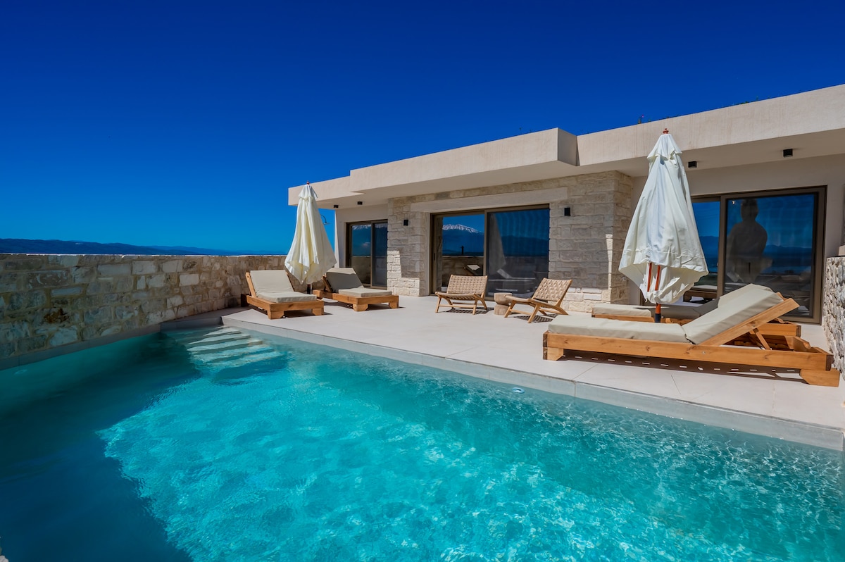 Villa Filia Panoramic Sunset Villa - Casas en renta en Sternes, Grecia ...