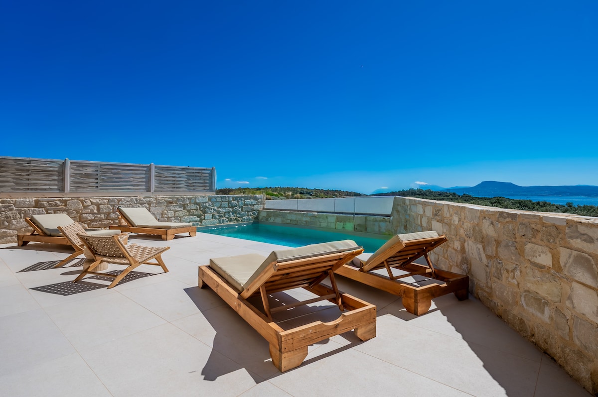 Villa Filia Panoramic Sunset Villa - Casas en renta en Sternes, Grecia ...