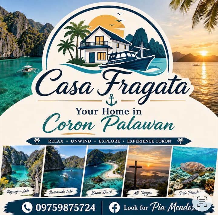 Casa Fragata In Coron Near Airport/town - Coron