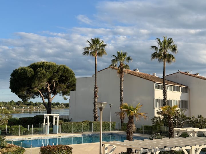 Terrasses Du Lac Vue Lac Piscine Clim Parking - La Grande-Motte