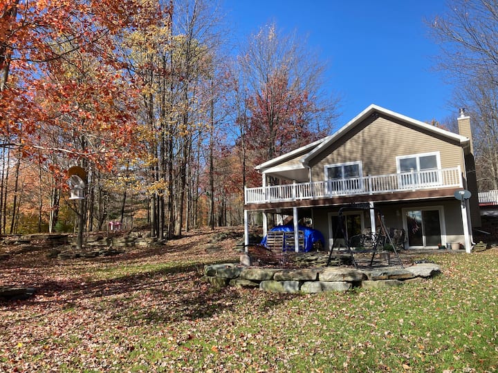 Cabin On The Hill
Main Level
Stunning Surroundings - Montrose, PA