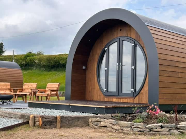 Edw Single Luxury Glamping Pod With Hot Tub - Builth Wells