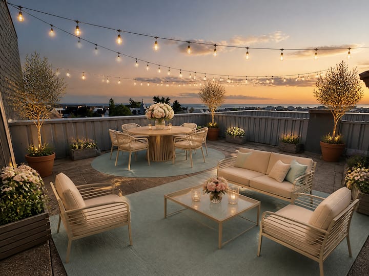 Grand 3 Pièces Avec Terrasse, Vue Mer Panoramique - Granville