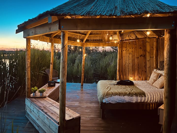 Palapa Camarguaise - Nuit Insolite Piscine Jacuzzi - Saintes-Maries-de-la-Mer