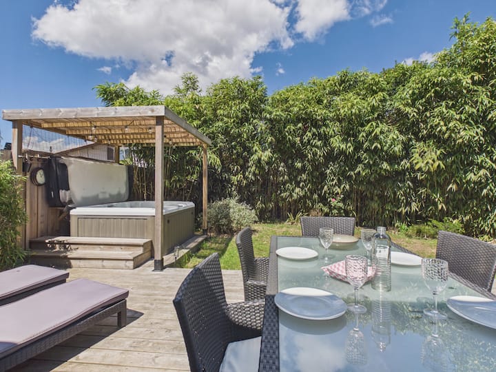 Maison Avec Jacuzzi Et Grand Jardin - 6 Pers - Andernos-les-Bains