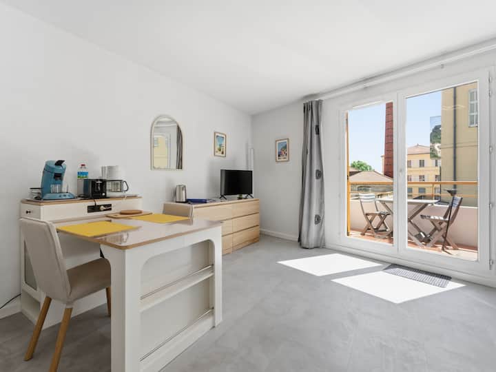 Studio Climatisé 2 Pers Proche Des Commerces - Grasse
