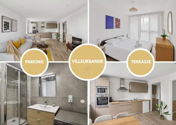 Superbe 75m2 Spacieux & Lumineux Avec Parking - Saint-Priest