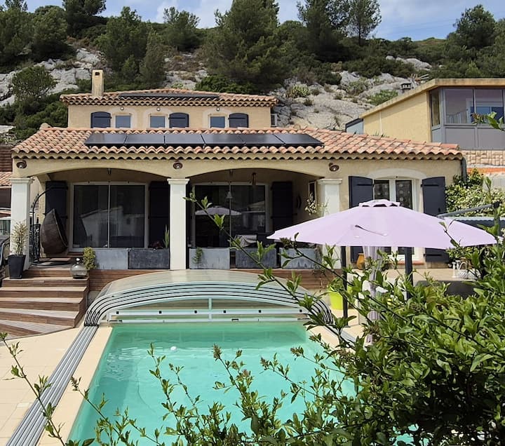 Appartement Haut De Villa, Confortable Et Lumineux - Ensuès-la-Redonne