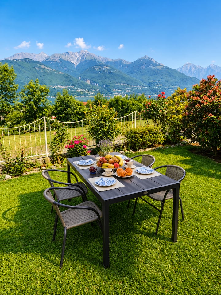 (Colico)-giardino Ludo-vista Lago E Legnone-trilo - Colico