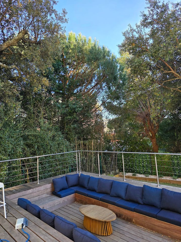 Esprit Villa - Appart Luxe Jardin Et Piscine, 300m - Cavalaire-sur-Mer
