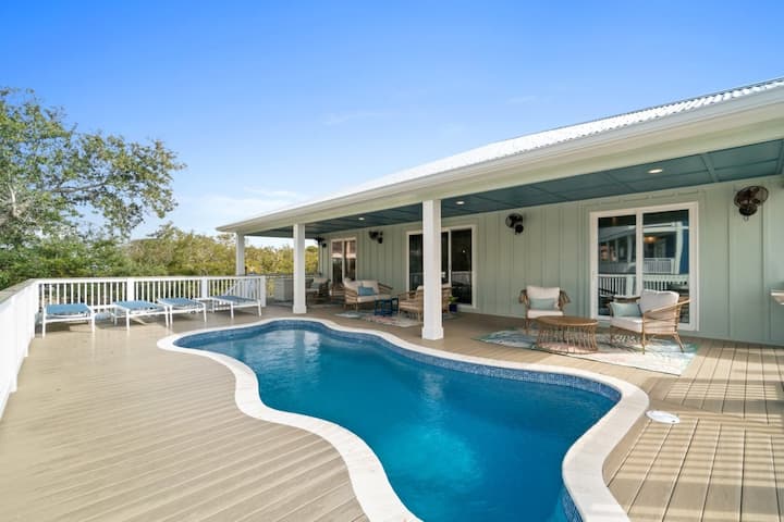 Beach House - Coastal Cabana | Private Pool - Cape San Blas, FL