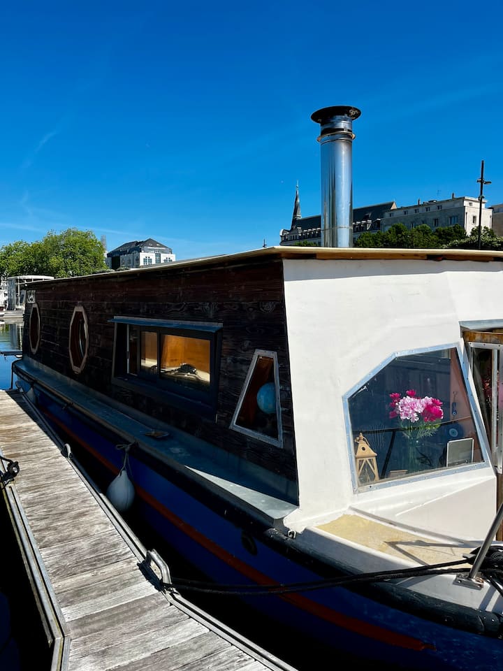 La Petite Bleue - Péniche Pleine De Charme - Nantes