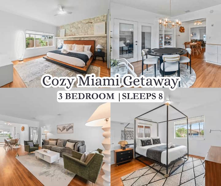 *New: Cozy Home W/ Large Backyard & Poker Table - Miami, FL