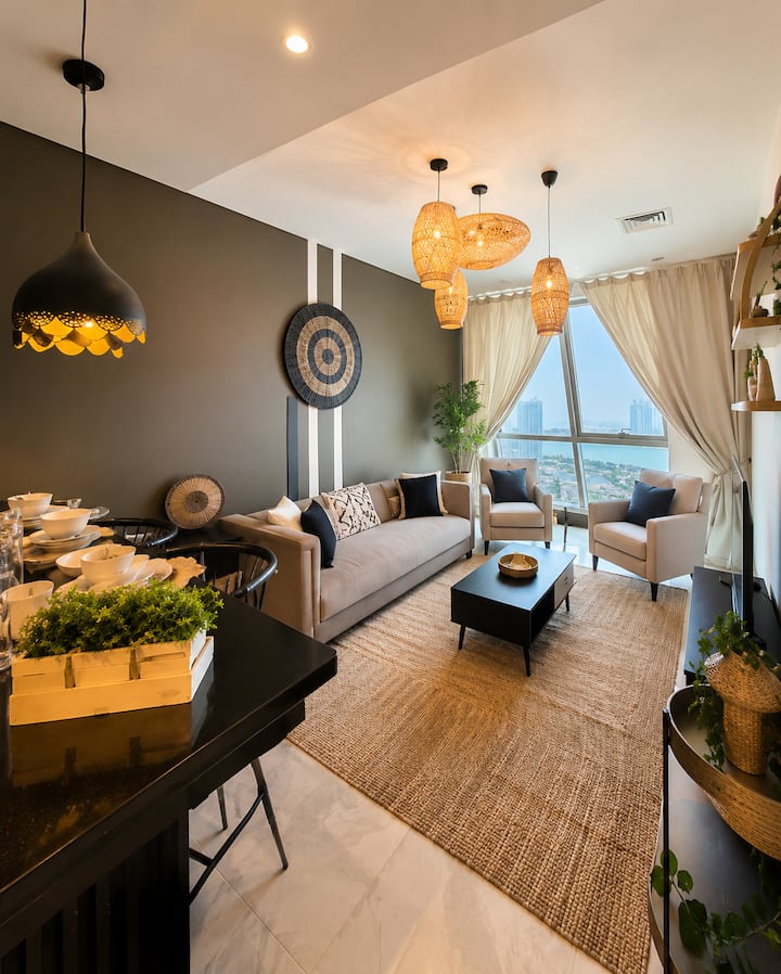 Artful Escape, 2bhk, Sea View@28th Floor In Pearl - Doha
