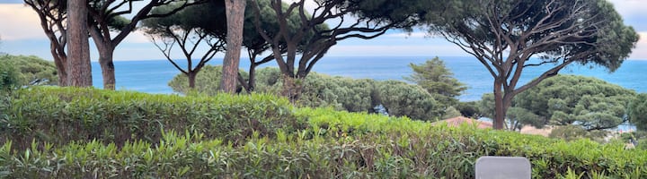 Appartement 5 Personnes Avec Jardin Et Vue Mer - Sainte-Maxime