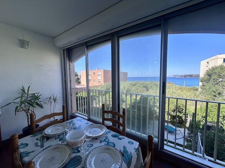 Appartement 4 Personnes 1 Chambre Vue Mer Avec Par - Six-Fours-les-Plages