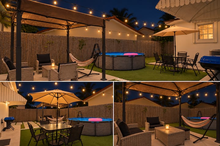 Central | 8 Ppl | Pool | Top Location | Bbq | Game - Miami