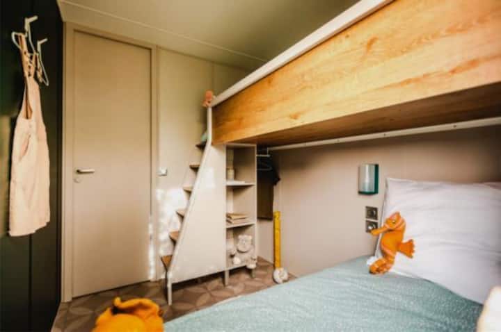 Mobil Home Premium 3 Chambres 6 Personnes, Terrass - Moëlan-sur-Mer