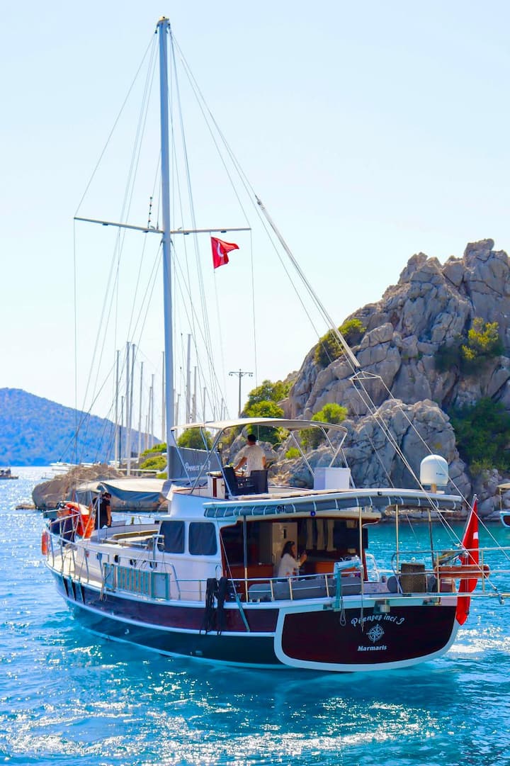 Prenses İNci Gulet | Daily Private Boat Trip - Bozburun