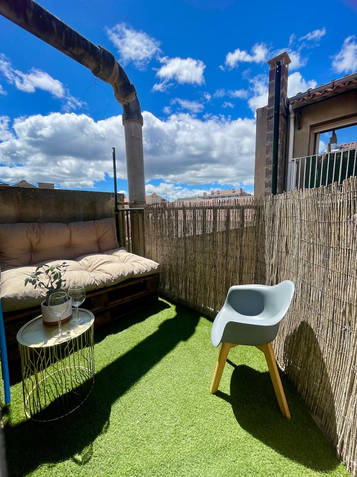 Grand Appartement Terrasse D’exception Et Parking - Béziers