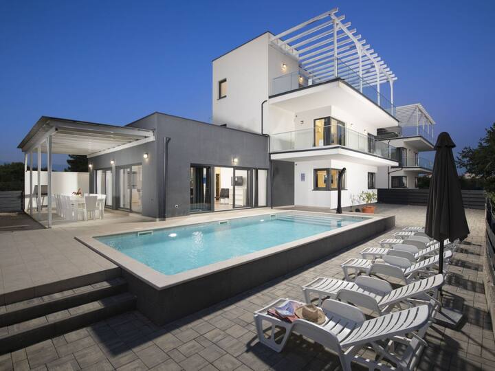 Villa Sole Am Meer Mit Pool, Sauna, Whirlpool - Medulin