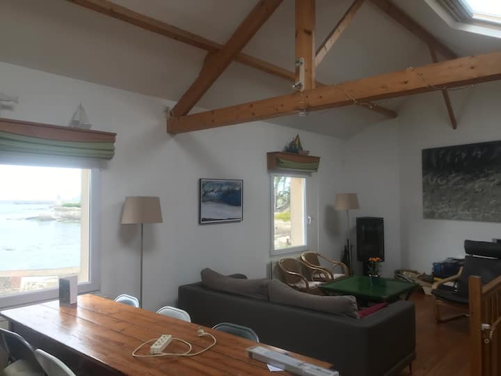 Maison Avec Vue Exceptionnelle Sur Port Et Mer. - Barfleur
