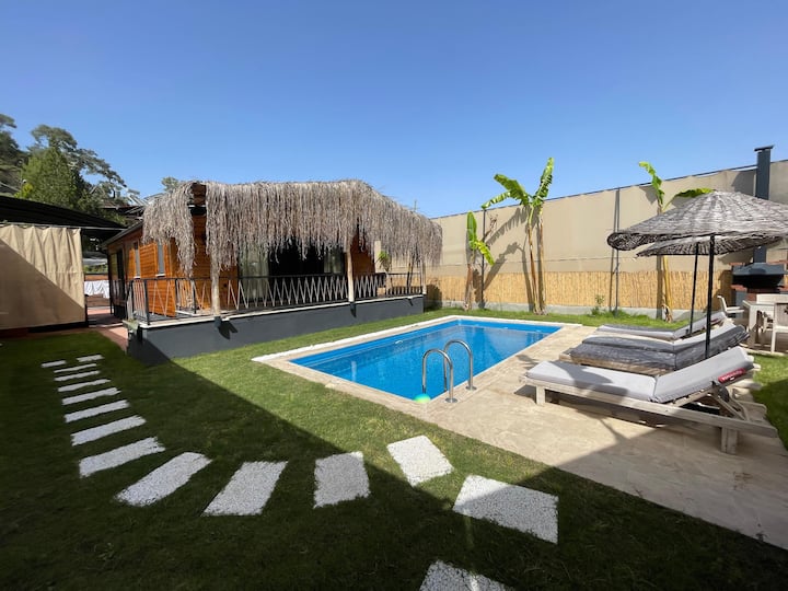 Jakuzi ,Plaja 850 Metre, ÖZel Havuzlu Villa - Göcek