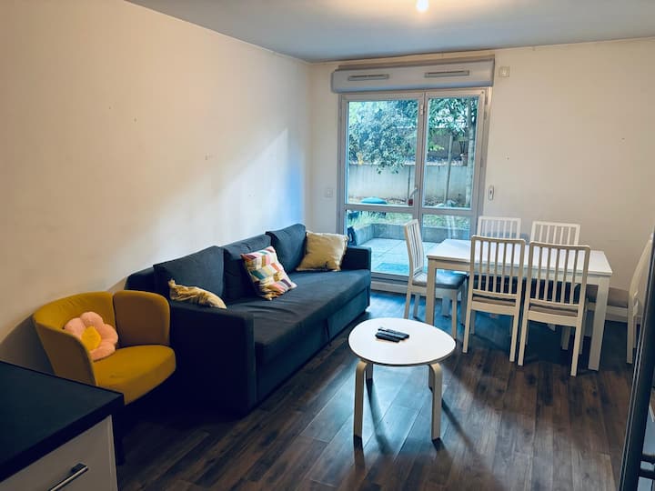 Appartement Cosy Avec Jardin Nanterre-la Défense - Université Paris Nanterre