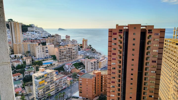 Atrium Beach - Luxe 2br Appartement Met Zeezicht - Villajoyosa