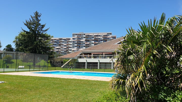 Appart Résidence Avec Piscine Et Tennis - 4 Pers - Biarritz