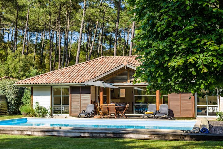 Villa Avec Vue Sur Le Lac Et Piscine Privée - Moliets-et-Maa
