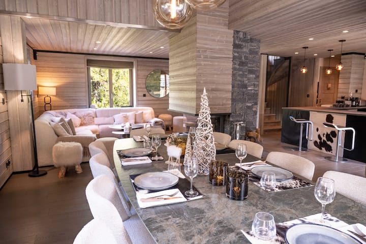 Chalet D'exception 12p Avec Sauna Et Jacuzzi - Megève