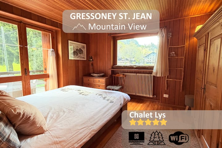 Chalet A Gressoney St. Jean | Vista Sulle Montagne - Gressoney-Saint-Jean