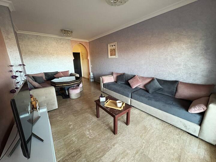 Bel Appartement Meublé 2 Chambres Avec Piscine - Saidia