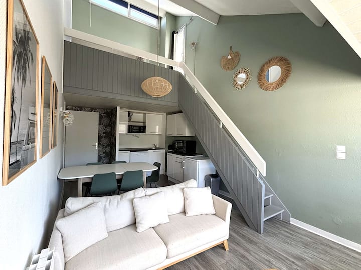Duplex & Studio, Piscine, Tennis - 7 Pers. - Lesconil