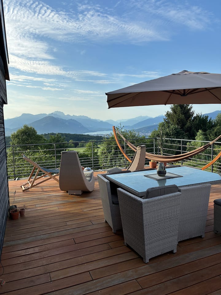 2 Chambres_hauteurs Et Fraîcheur, Vue Montagne&lac - Cruseilles
