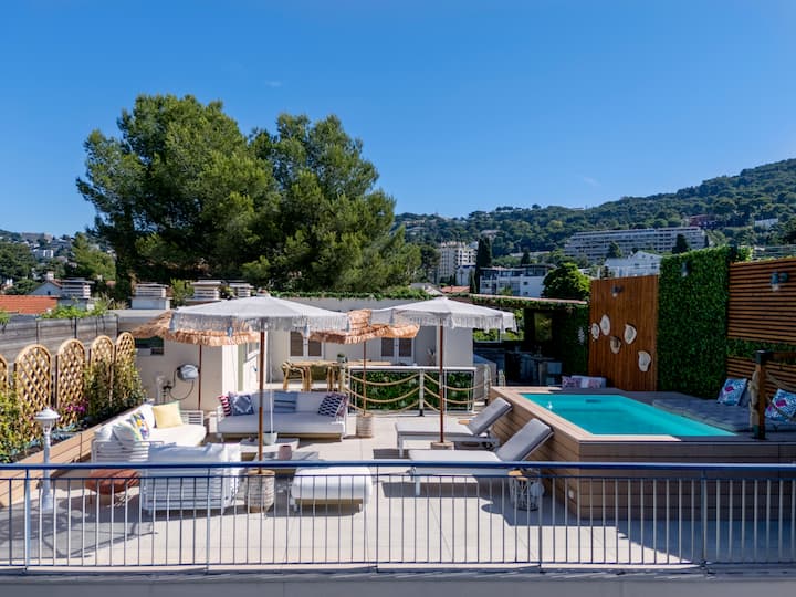 Appartement Avec Rooftop, Piscine Privée, Cannes - Cannes