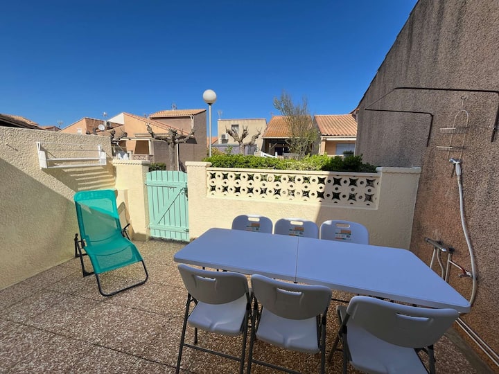 Villa Pour 6 Couchages, Wifi, 100m Mer - Portiragnes