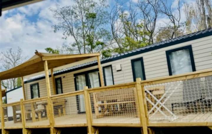 Mobil Home Premium 4 Chambres 8 Personnes, Terrass - Saint-Guilhem-le-Désert