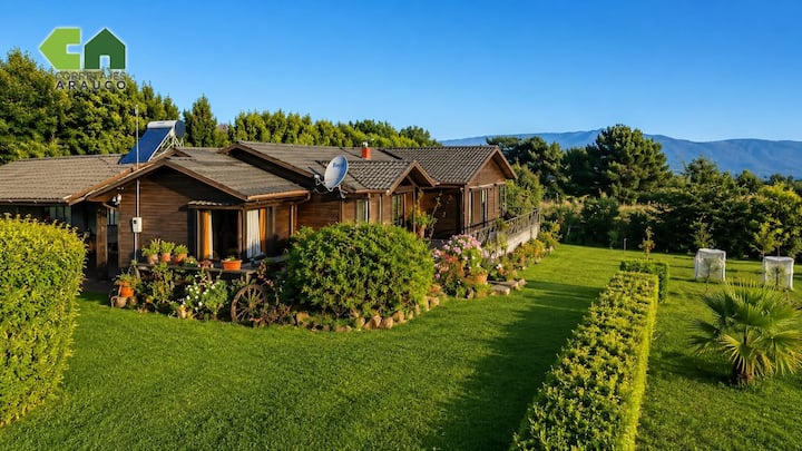 Casa De Campo A Minutos Del Lago Lanahue. - Contulmo