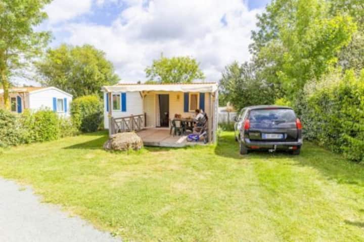 Mobil Home Eco 2 Chambres 4 Pers, Terrasse Couvert - Les Herbiers