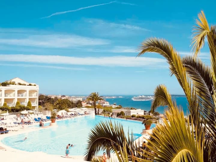 T2 Vue Mer, Piscine, Sur Les Hauteurs De Cannes - Cannes