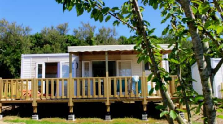 Mobil Home Nirvana Vue Mer 2 Chambres 4 Personnes, - Plomodiern