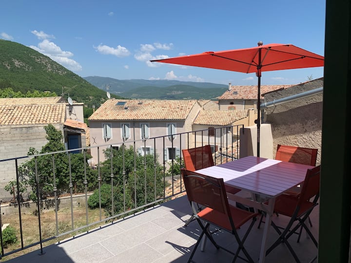 Maison Provençale De Charme Terrasse Panoramique - Banon