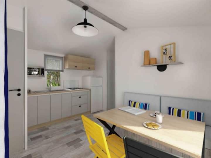 Mobil Home Malaga 2 Chambres 2/4 Personnes, Terras - Le Fenouiller