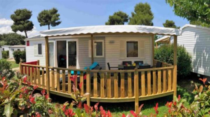 Mobil Home Confort 3 Chambres 7 Personnes, Clim, T - Port-Vendres