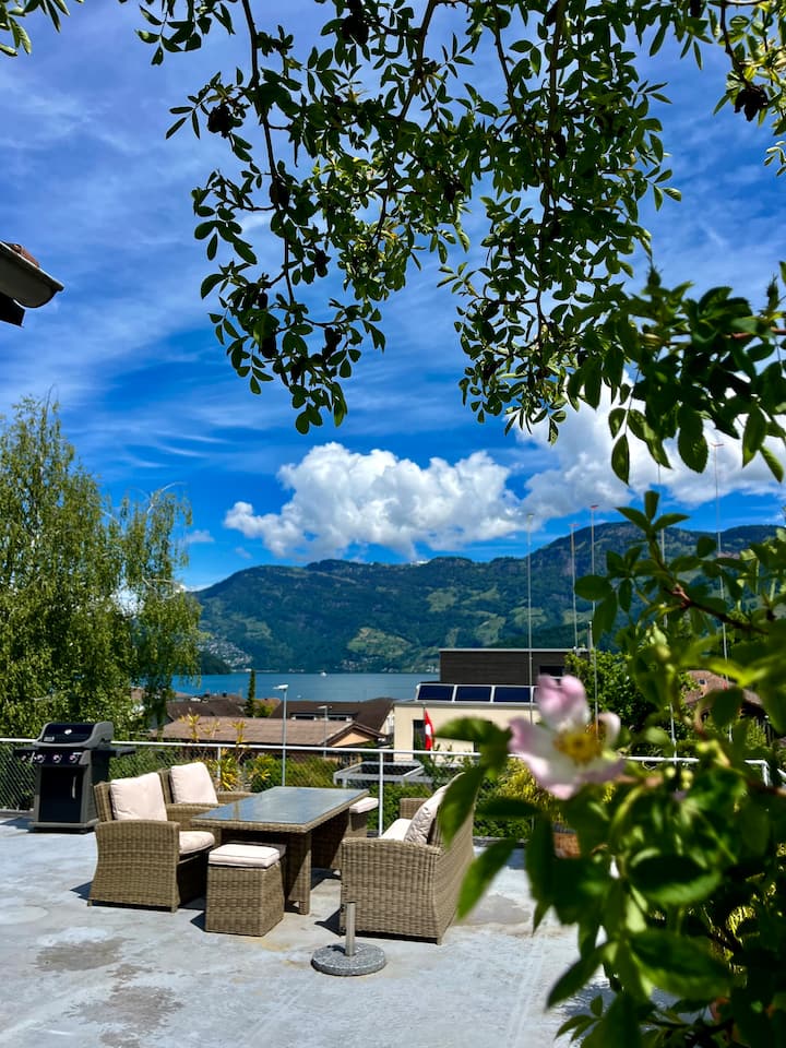 See & Pilatus | Luzern | Terrasse | Beckenried - Kanton Nidwalden