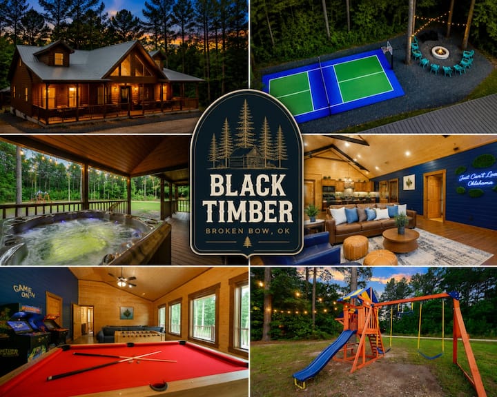 New Listing! Pickleball, Playground And Fire Pit - Hochatown, OK