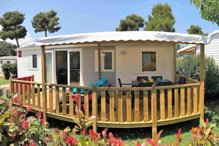Mobil Home Confort 3 Chambres 7 Personnes, Clim, T - Argelès-sur-Mer